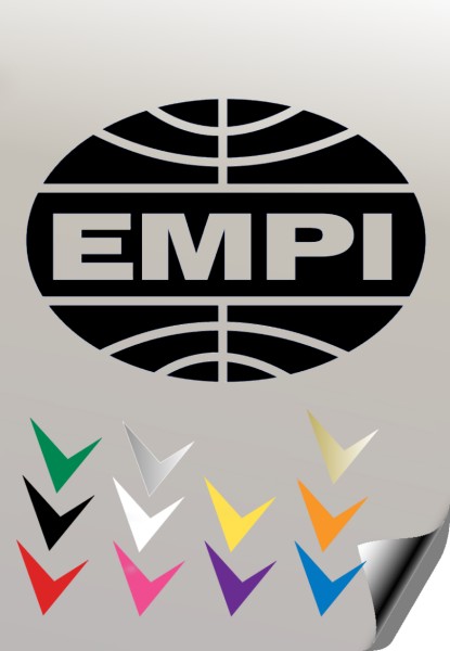 1 stickers autocollant EMPI VW - StickCompteur.com