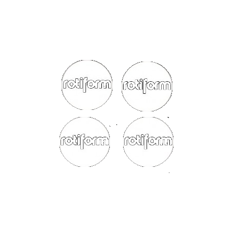 4 Stickers Centre de jantes ROTIFORM - StickCompteur.com