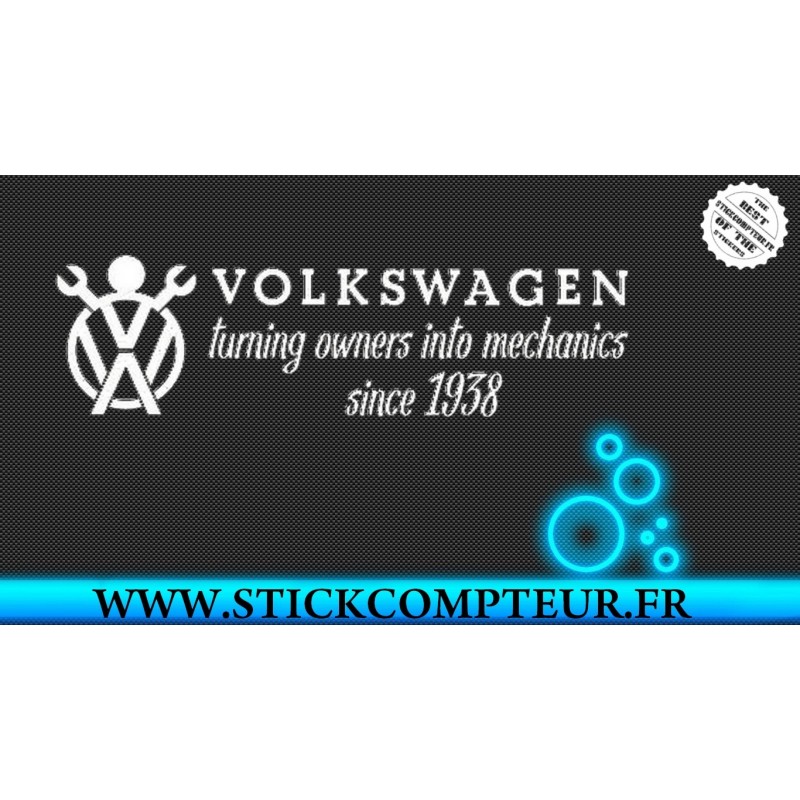 STICKERS VOLKSWAGEN TUNING - StickCompteur.com