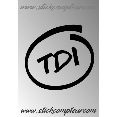 TDI INSIDE STICKERS* - StickCompteur.com
