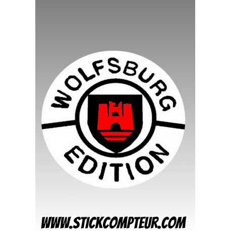 VW WOLFSBURG ROND Stickers* - StickCompteur.com