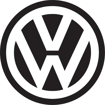 VW SIMPLE 1 VOLKSWAGEN LOGO STICKERS - StickCompteur.com