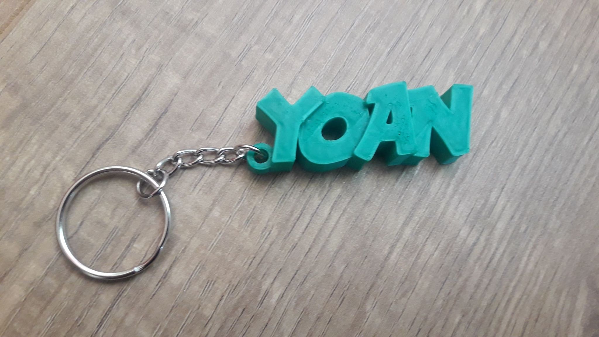 PORTE CLÉS 3D PRÉNOM PERSONNALISER - StickCompteur.com