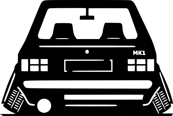 DOWN & OUT GOLF MK1 OC19 Stickers* - StickCompteur.com